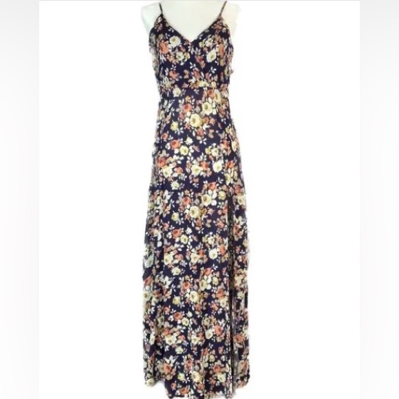 Lulus | Dresses | 7 Lulus Floral Print Maxi Dress | Poshmark